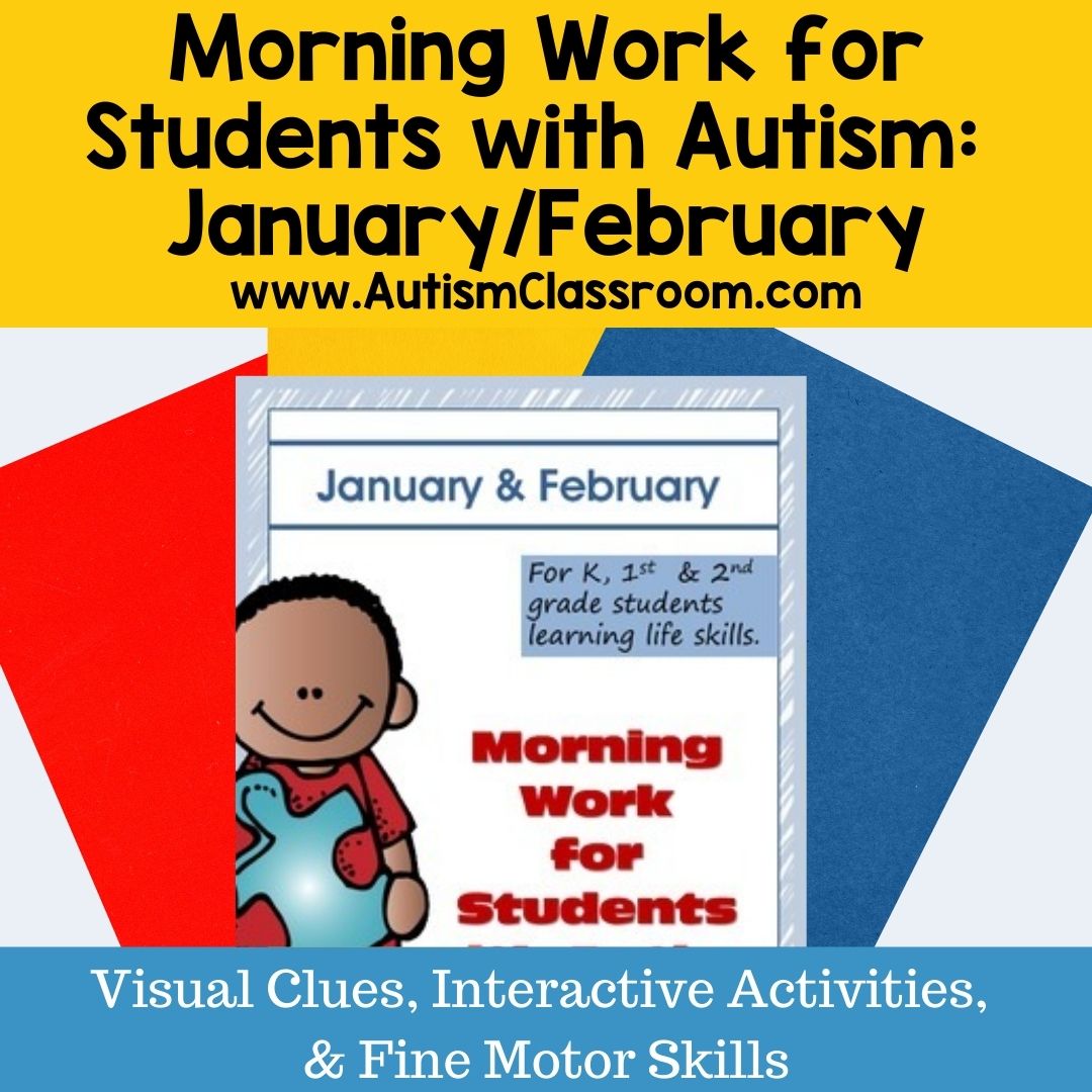 Morning Work for Students with Autism (January & February) – Autism ...